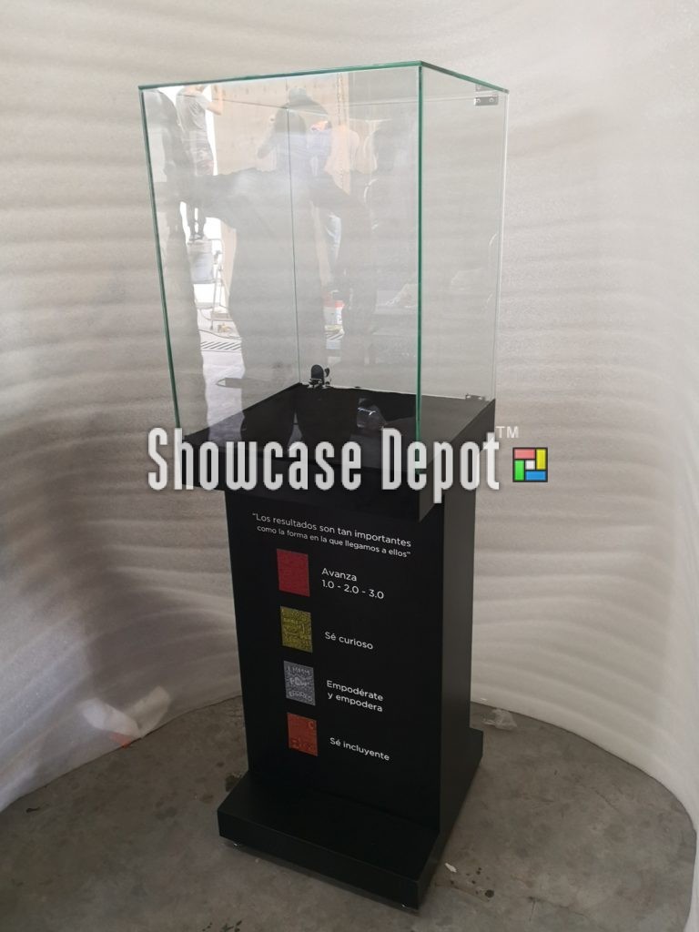 Pedestal display cases - Showcase Depot